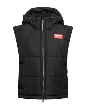 CHARLES JEFFREY Vest Size Polyester - Black