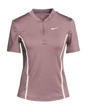 Nike T-shirt Light Brown Size Polyester, Elastane - Beige