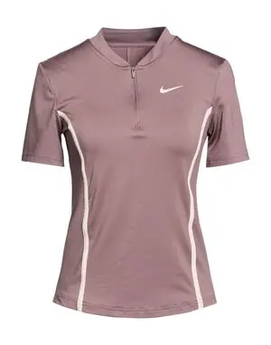 Nike T-shirt Light Brown Size Polyester, Elastane