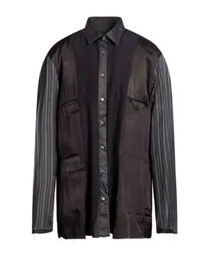 MAISON MARGIELA Shirt Charcoal Size Mohair Wool, Virgin Wool, Viscose, Cupro - Grey