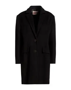 CARLA G. Coat Size Virgin Wool, Polyamide, Cashmere - Black
