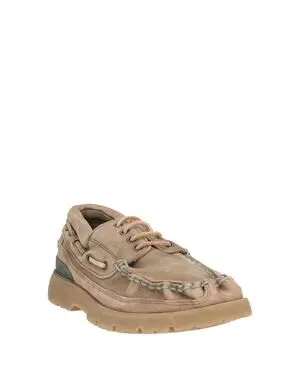 SATORISAN Lace-up Shoes Khaki Size Leather