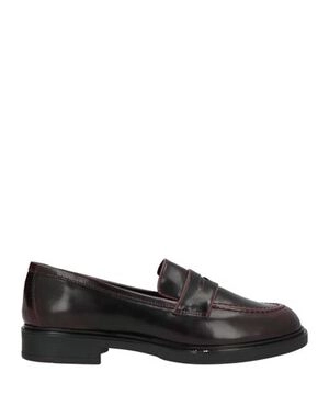 NILA & NILA Synthetic Leather Penny Loafers - Red