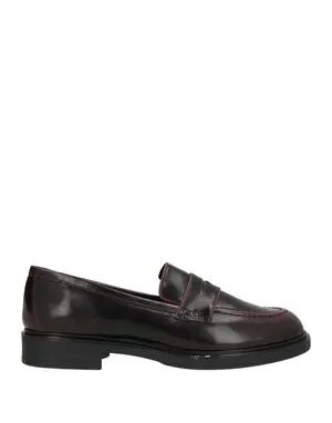 NILA & NILA Synthetic Leather Penny Loafers - Red