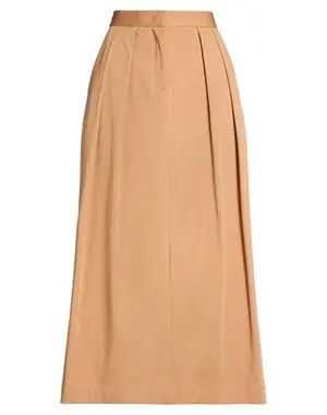 Fabiana Filippi Midi Skirt Size Cotton, Elastane - Camel