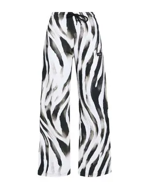 SHOE Cotton French Terry Track Pants With Drawstring Waist And Multicolor Print