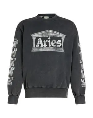 Aries Sweatshirt Charcoal Size Cotton - Grey