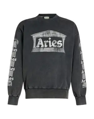 Aries Sweatshirt Charcoal Size Cotton