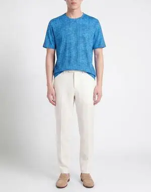 120% Lino T-shirt Azure Size Linen