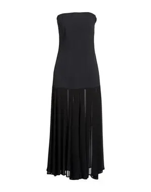 KAOS Midi Dress Size Polyester, Elastane - Black