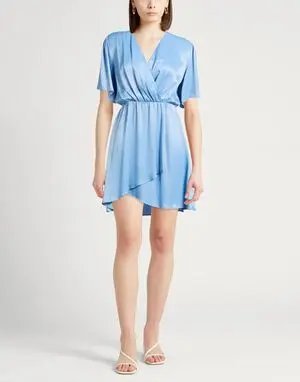 Liu Jo Mini Dress Sky Viscose