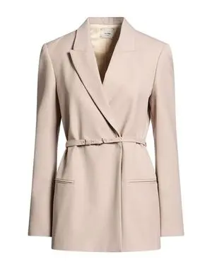 ALYSI Chocolat Blazer Size Polyester, Virgin Wool - Beige