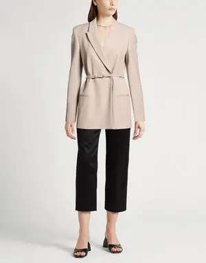 ALYSI Chocolat Blazer Size Polyester, Virgin Wool