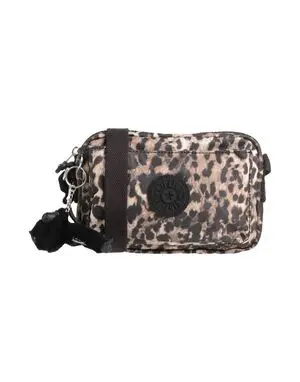 KIPLING Leopard Print Polyester Crossbody Bag - Black