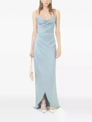 Valentino Garavani Embroidered Cady Satin Gown