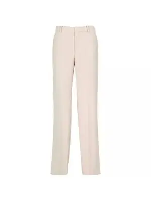 Federica Tosi Pressed-crease Tailored Trousers - Neutrals