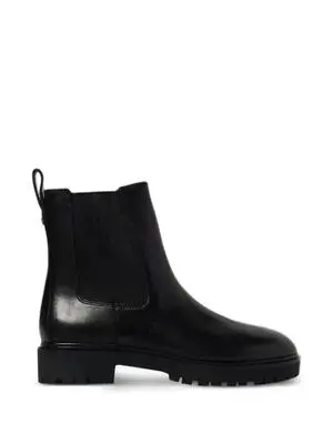 Ralph Lauren Allyson Leather Boots - Black