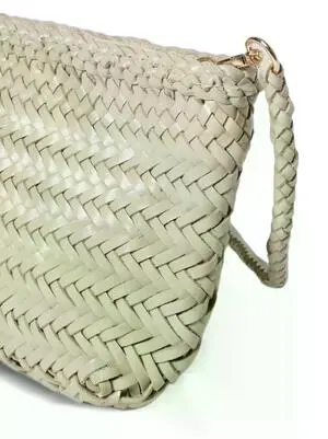 VIPERA Goya Woven Leather Shoulder Bag