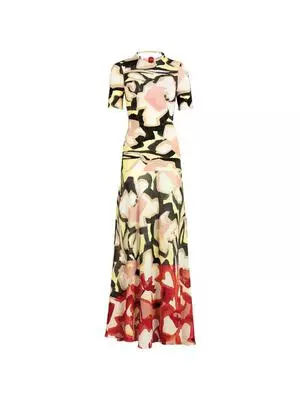 Silvia Tcherassi Beca Floral-print Maxi Dress