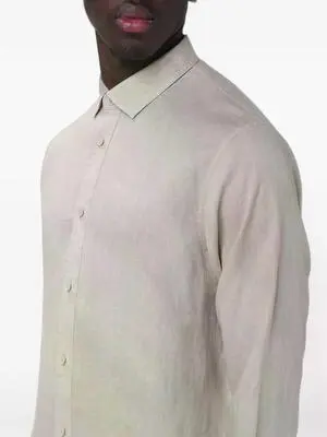Emporio Armani Linen Long-sleeve Shirt