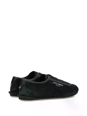 Dolce & Gabbana Panelled Logo-print Sneakers - Black