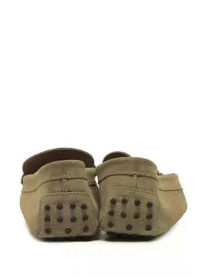 TOD'S Double T Suede Loafers