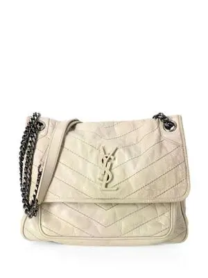 Saint Laurent Niki Crinkled Shoulder Bag