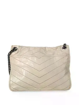 Saint Laurent Niki Crinkled Shoulder Bag