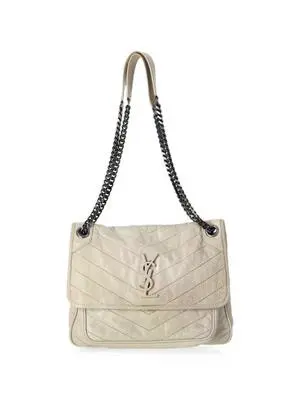 Saint Laurent Niki Crinkled Shoulder Bag