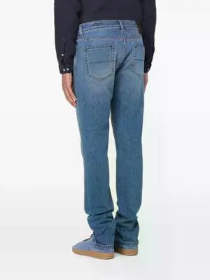 RE-HASH Faded Effect Five-pocket Jeans