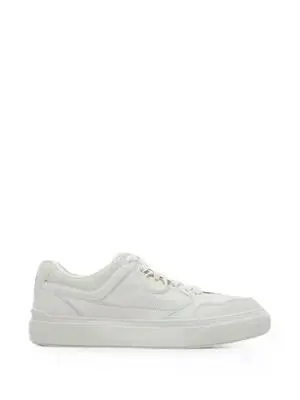 FERRAGAMO Gancini Perforated High Top Sneakers - Neutrals