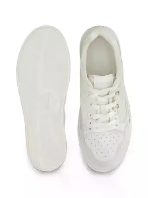 FERRAGAMO Gancini Perforated High Top Sneakers