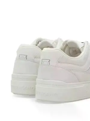 FERRAGAMO Gancini Perforated High Top Sneakers
