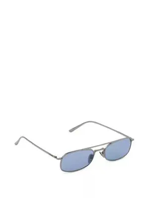 Prada Rectangular Metal Sunglasses