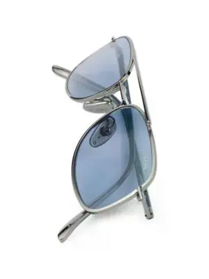 Prada Rectangular Metal Sunglasses