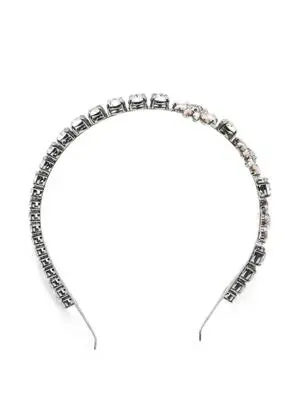 Miu Miu Crystal-embellished Resin-petal Headband