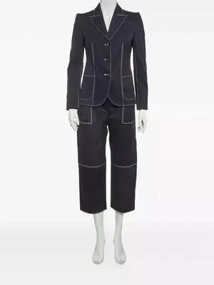 Alexander McQueen Contrast-stitch Suit