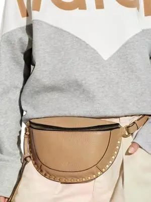 Isabel Marant Étoile Skano Studded Leather Shoulder Bag