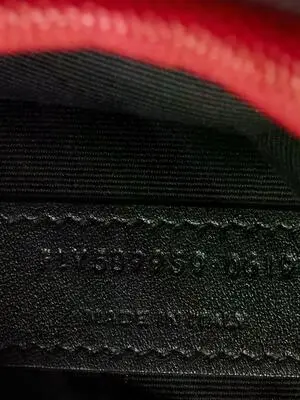 Saint Laurent Monogram Belt Bag - Red