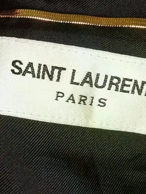 Saint Laurent Strapless Belted Mini Dress