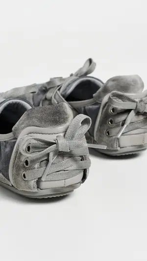 Acne Studios Bilaria Tumbled Suede Ballet Sneakers