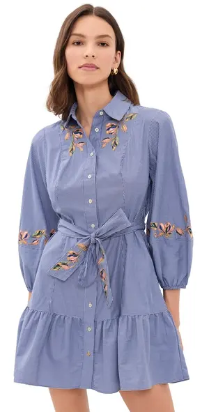 Shoshanna Gwen Dress - Lapis Multi