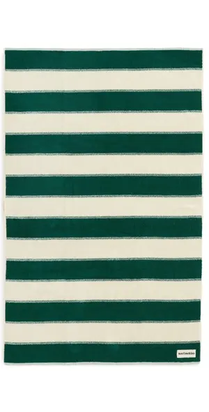 Marimekko Galleria Bath Towel - Emerald/melon