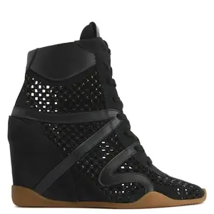 GIUSEPPE ZANOTTI Gz Top Net Wedge - Black