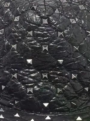 Valentino Garavani Rockstud Leather Cap