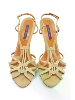 Ralph Lauren Slender Ankle-strap Stiletto Sandals