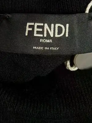 Fendi Sequin Embellished Roll Neck Sweater