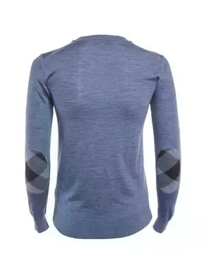 Burberry Merino Wool Check-patch T-shirt