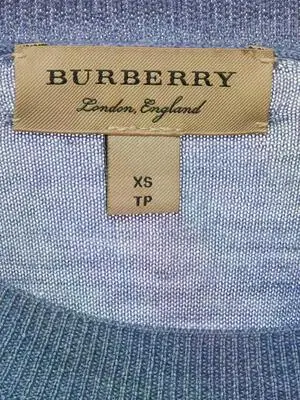Burberry Merino Wool Check-patch T-shirt