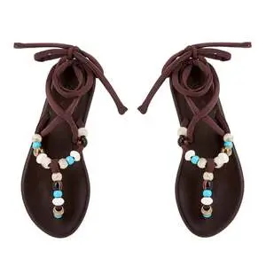 ANCIENT GREEK SANDALS Katia Beads